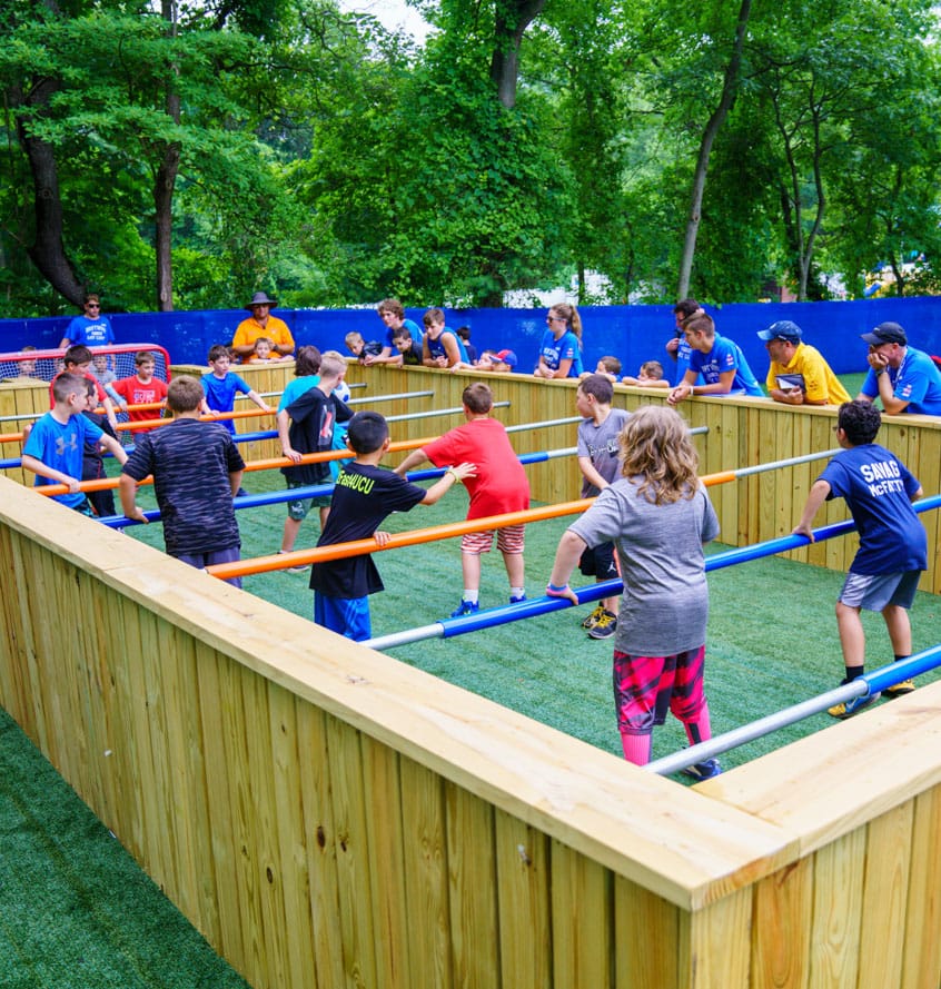 Human Foosball - Driftwood Day Camp